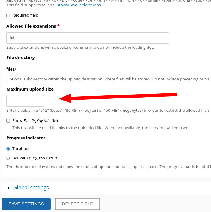 Cannot Increase Upload File Size Seems Hardcoded Into Backdrop Cms
